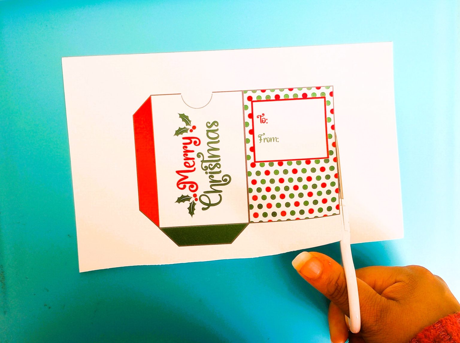 Free Printable Christmas Gift Card Holders - Pica's Printables